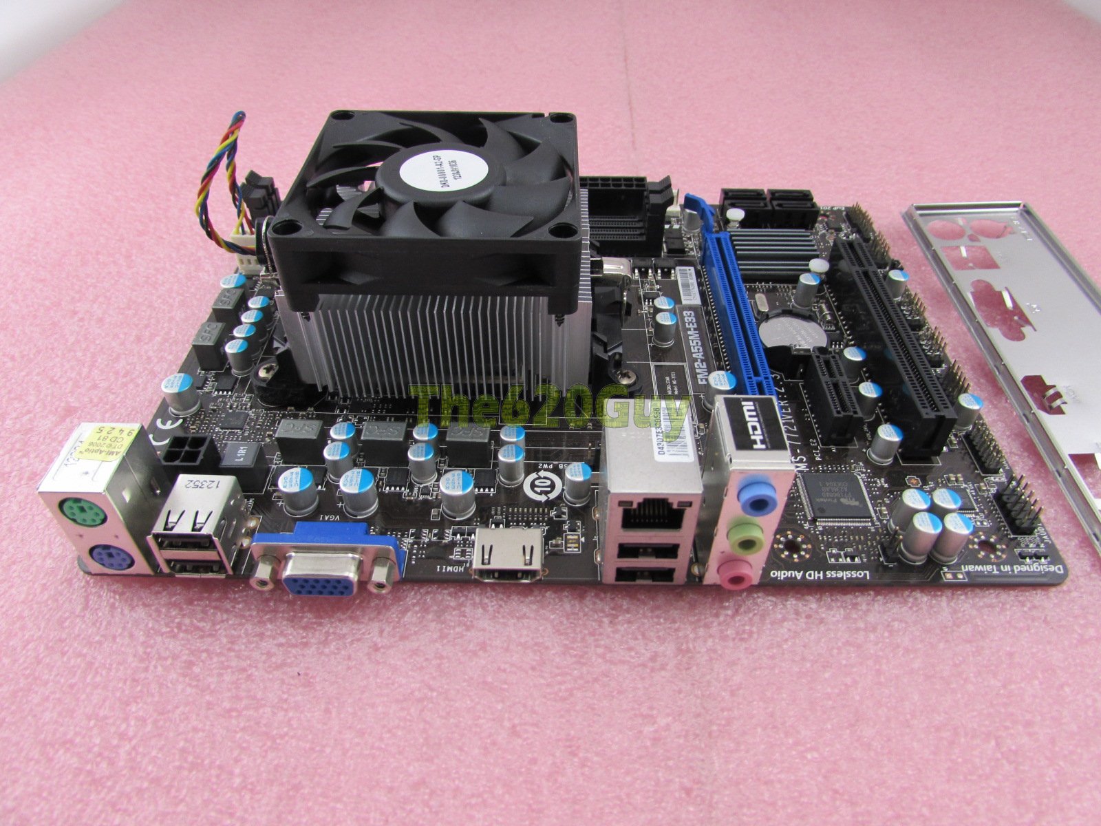 MSI MS-7721 V2.3 FM2-A55M-E33 Motherboard + AMD A10-5800K 3.8GHz Quad ...