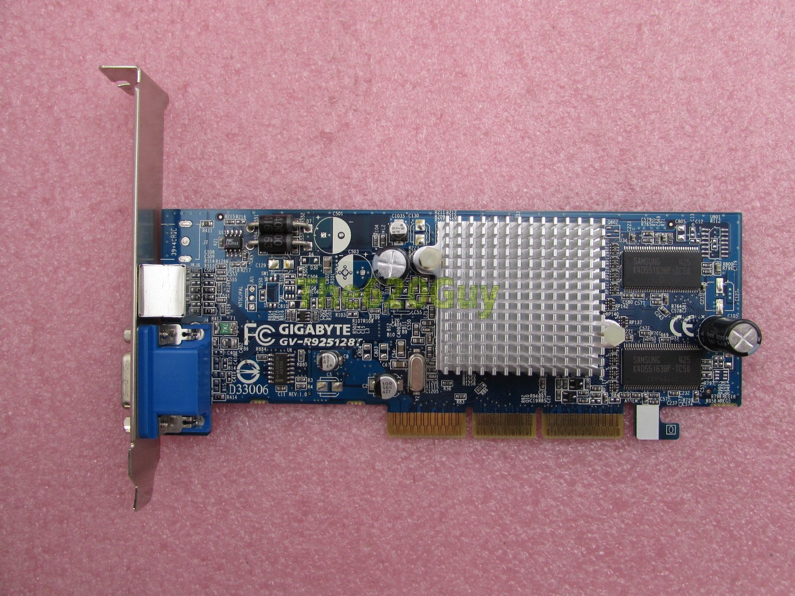 Gigabyte GV-R925128T ATI Radeon 9250 128MB DDR 64-Bit AGP 4X/8X Video ...