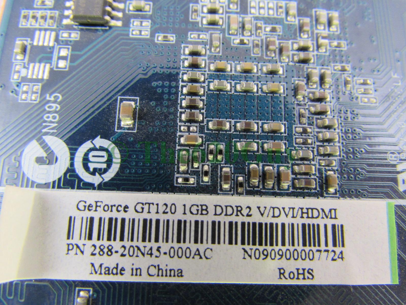 NVIDIA GeForce GT 120 1GB DDR2 128-Bit PCIe x16 Video Card 288-20N45 ...