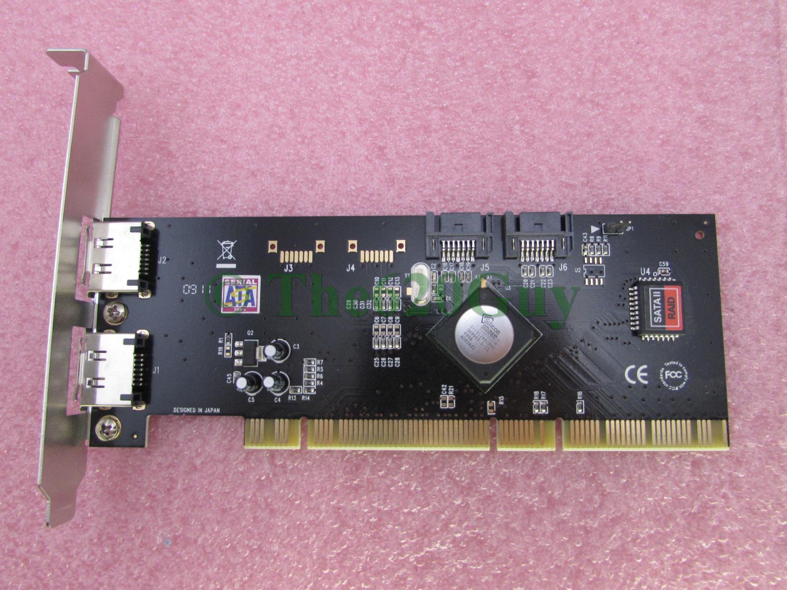 Syba Sd Pcxsa2 2e2r Pci X Raid Controller Card 32 64 Bit 2 X Esata 2 X