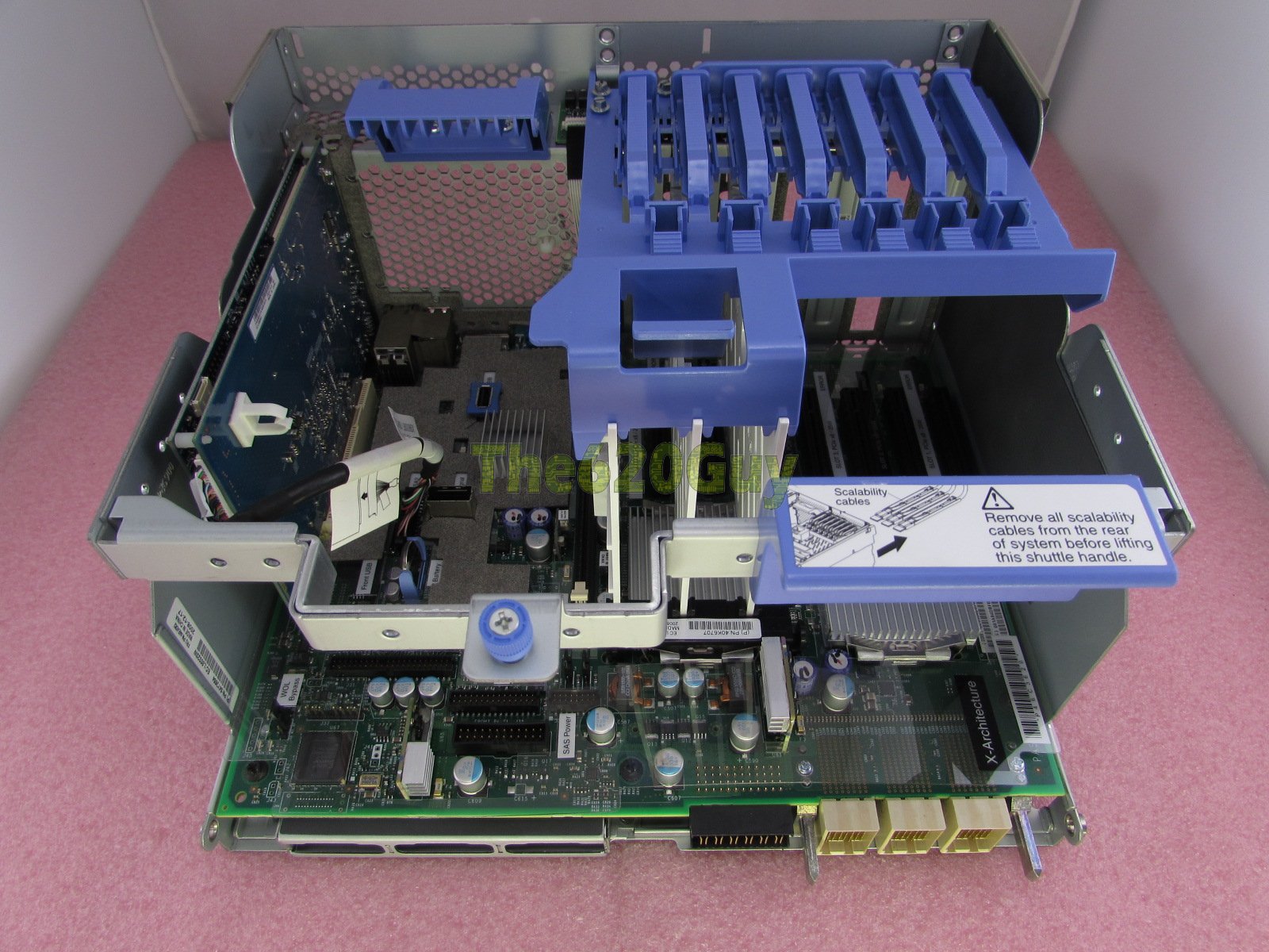 IBM x3850 X3950 M2 Server I/O Board 43W8671 44E4582 + Cage + Supervisor ...
