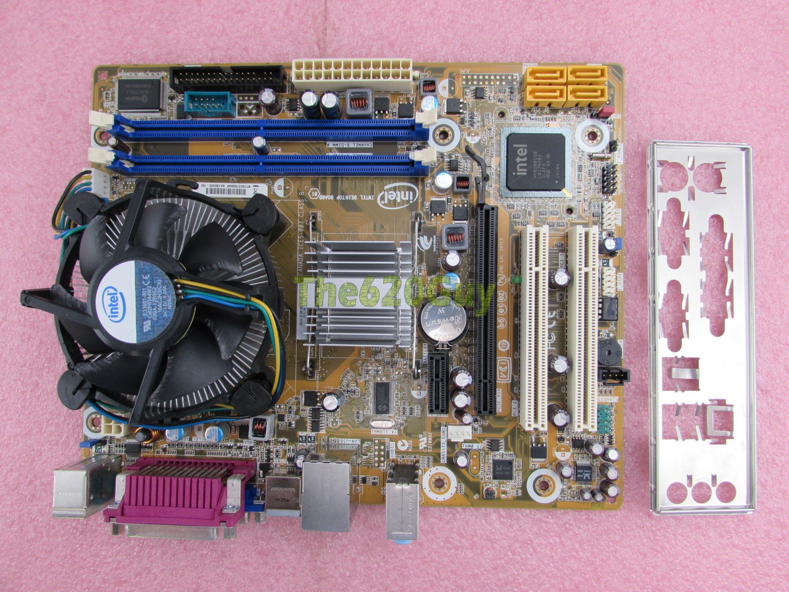 Intel DG41CN Motherboard E82429-102 + Pentium E6500 2.93GHz CPU + HSF I ...