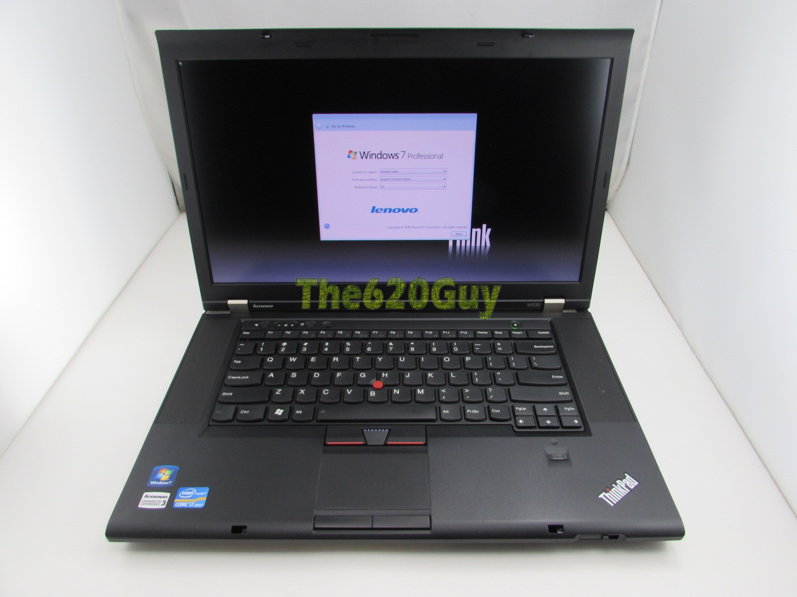 Lenovo ThinkPad W530 Laptop 15.6" FHD i7 Quad 2.7GHz 8GB 256GB DVDRW ...