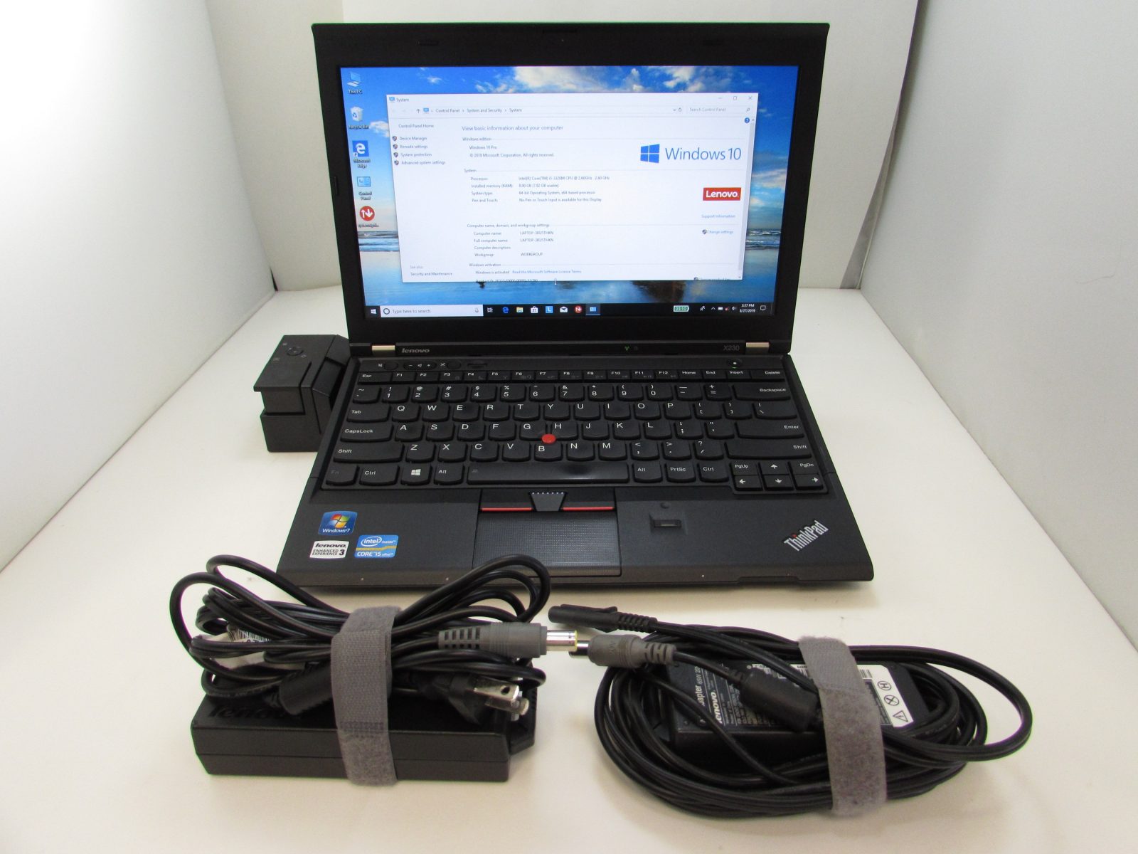 Lenovo ThinkPad X230 Laptop 12.5″ IPS i5 2.6GHz 8GB 256GB SSD WIN10 ...