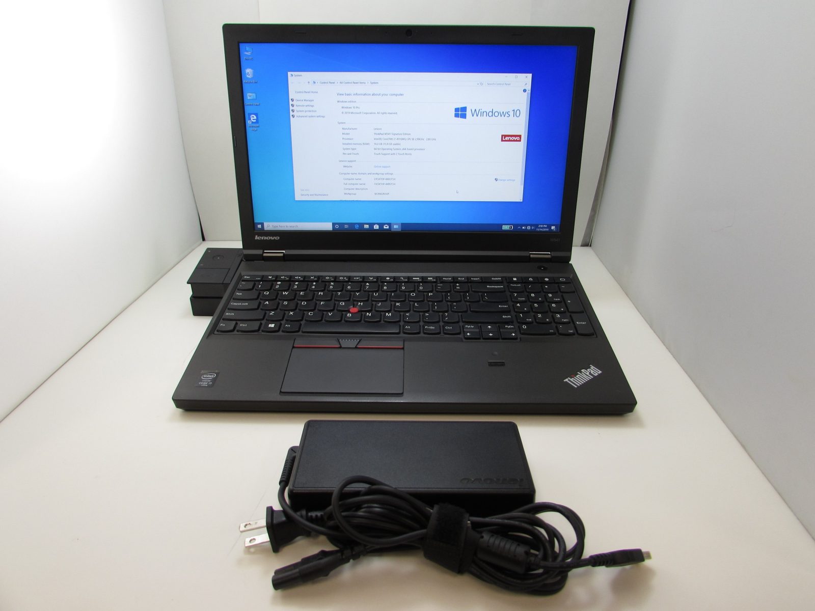 Lenovo ThinkPad W541 15.6" FHD i7 2.9GHz 16GB 256GB SSD NVIDIA WIN10 ...